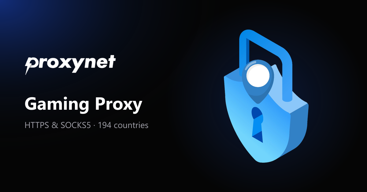Gaming-Proxy-Preise - ab 0,9 €/IP | Proxynet
